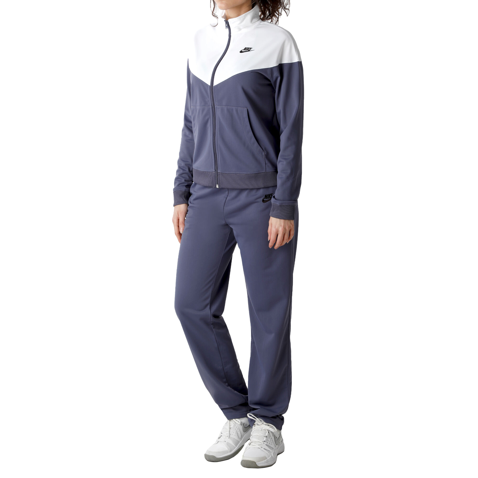 Nike Sportswear Trainingsanzug Damen Blau Weiß Online Kaufen