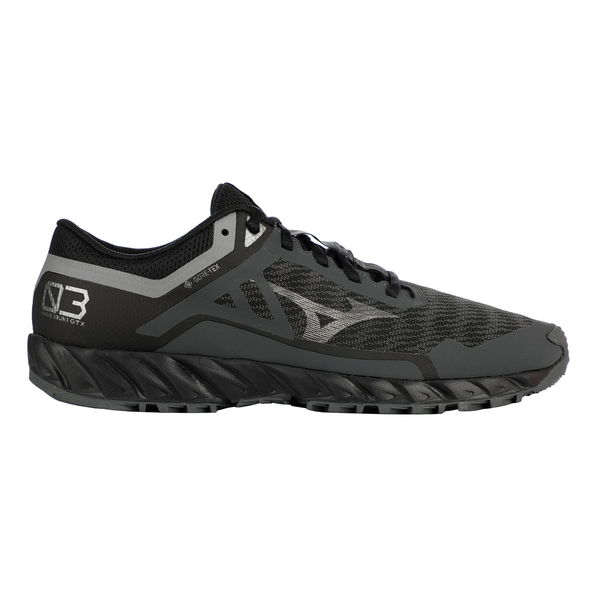 Mizuno Wave Ibuki 3 GTX Trailschuh Damen Schwarz Dunkelgrau online kaufen Running Point DE