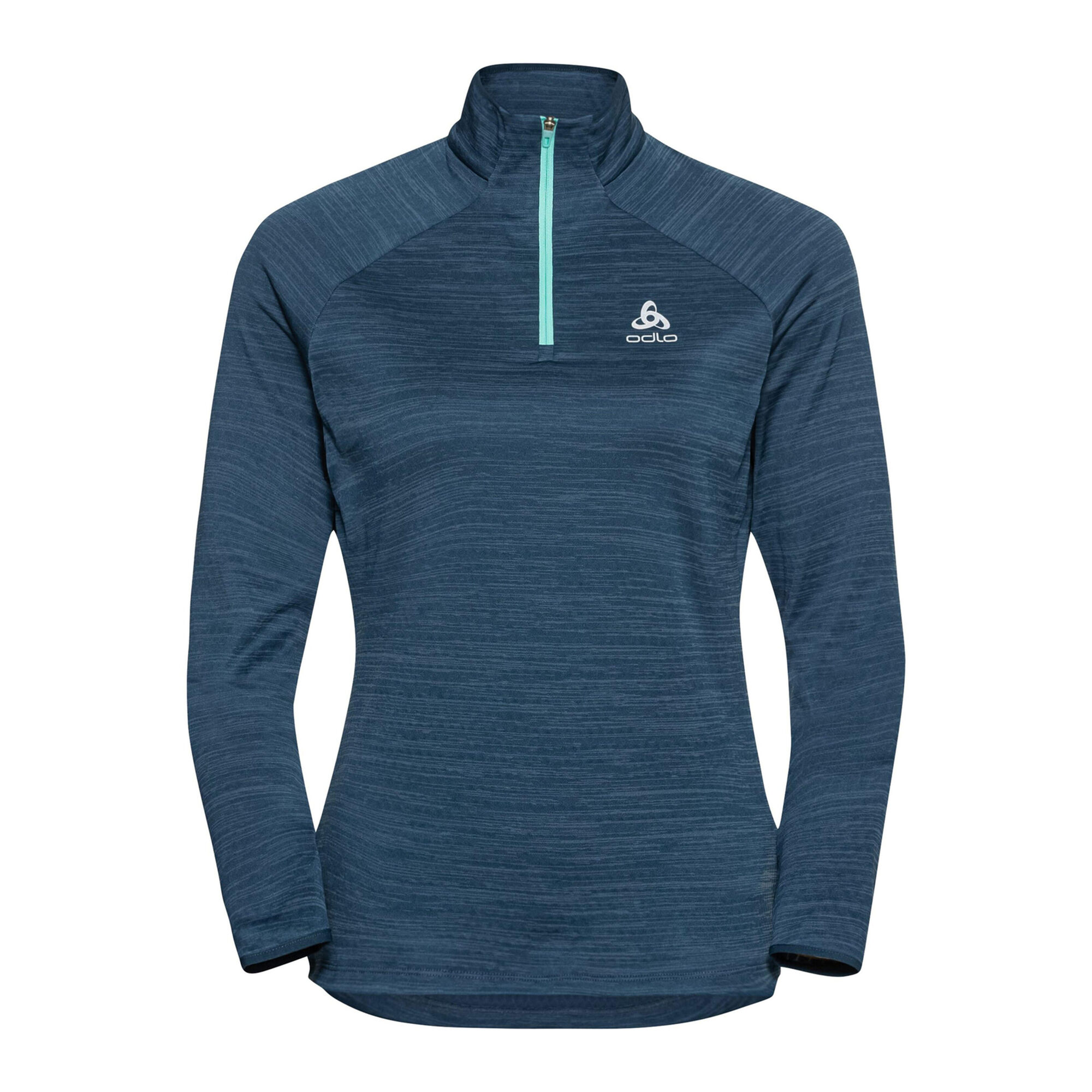 Odlo Easy Warm Mid Layer Half-Zip Longsleeve Damen Blau online kaufen ...