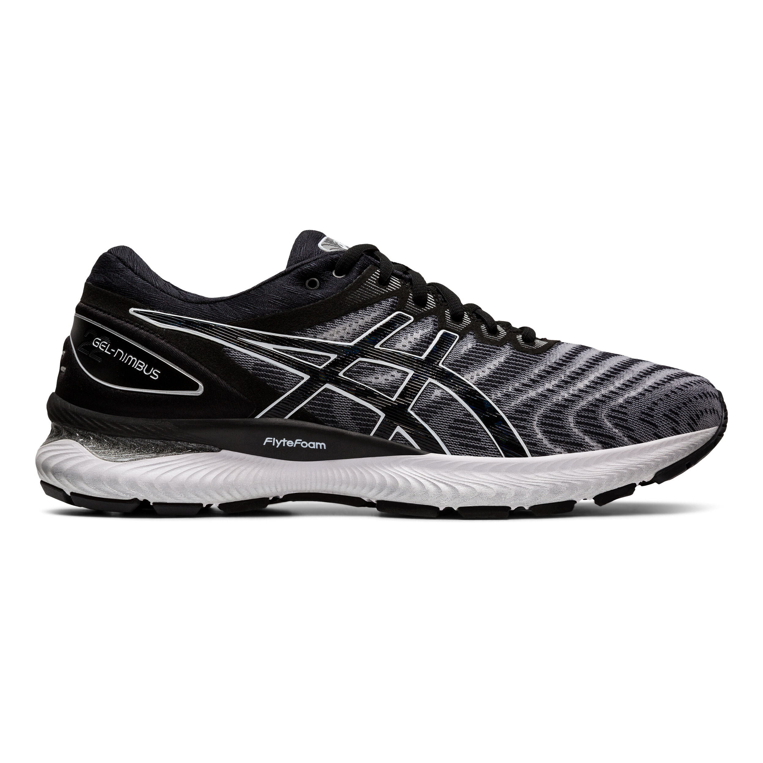 ASICS Gel Nimbus 22 Neutralschuh Herren Schwarz WeiB in GroBe 48 online kaufen Running Point DE